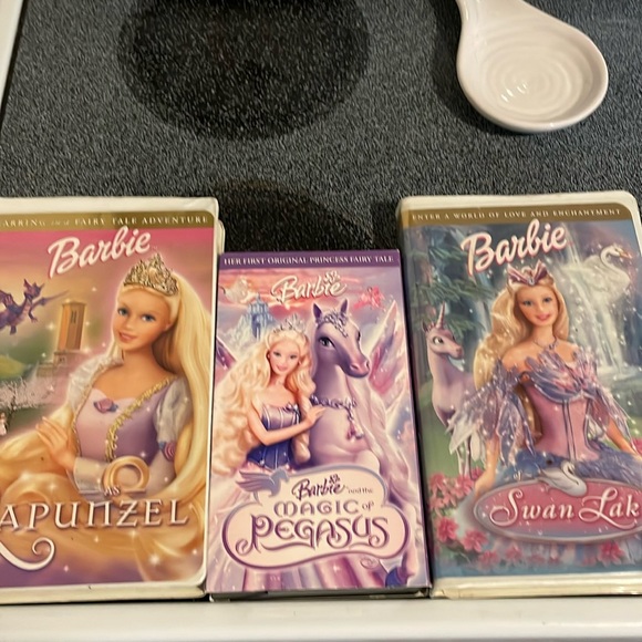 Barbie | Media | Barbie Rapunzel Magic Of Pegasus And Swan Lake Vhs | Poshmark